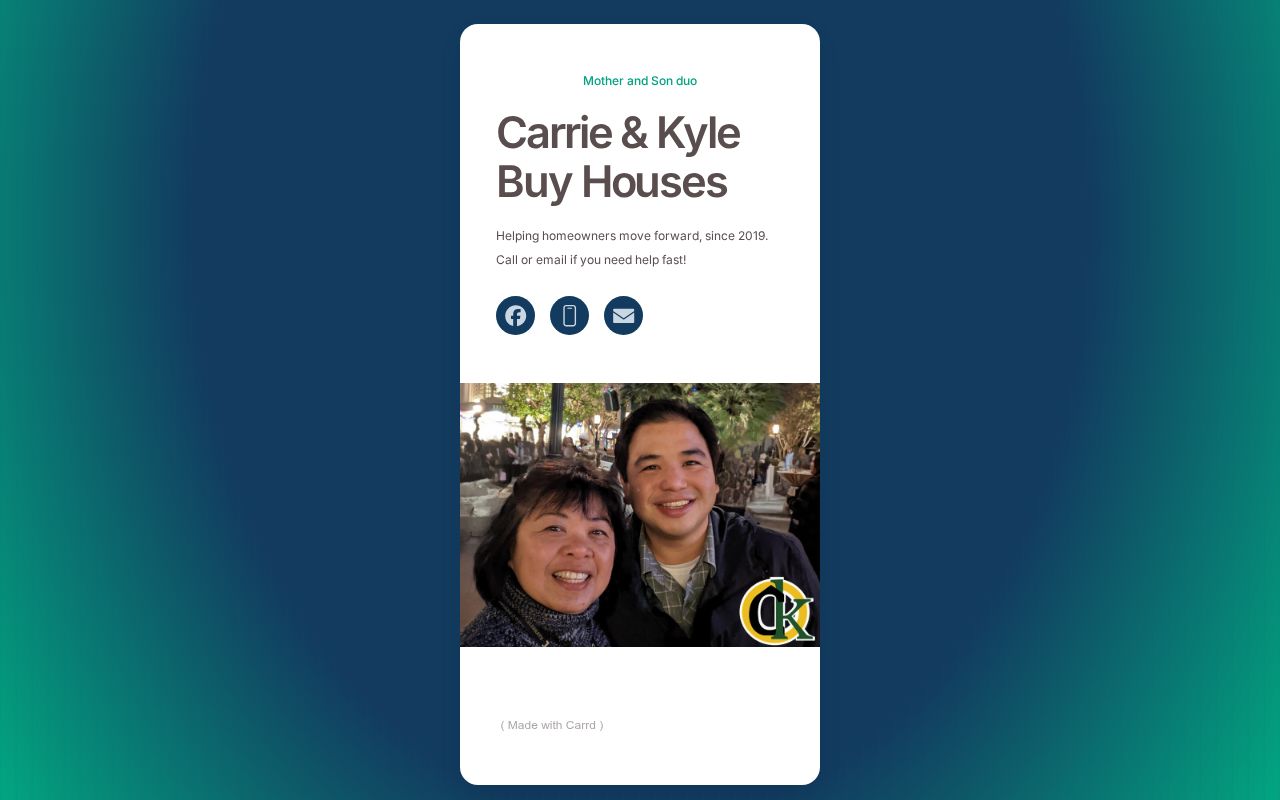 Carrie and Kyle